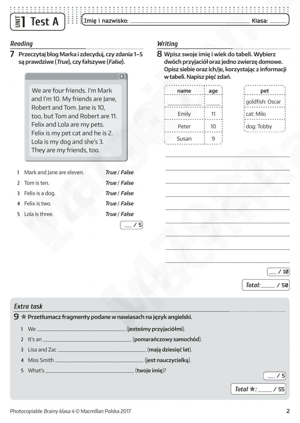 Brainy 4 Unit 1 6176811 | MPustulka | Live Worksheets