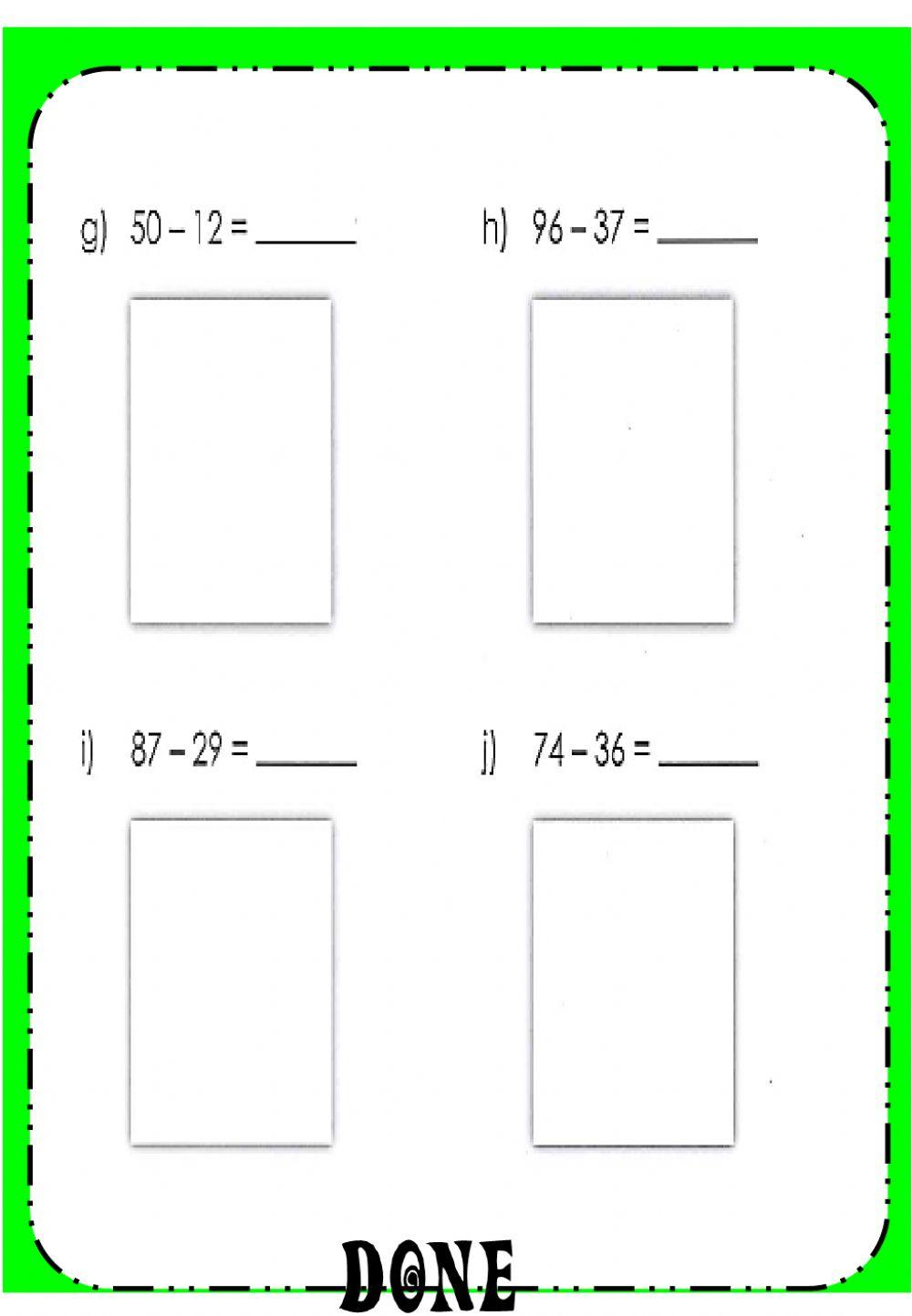 Mathematics interactive activity for Grade1 | Live Worksheets