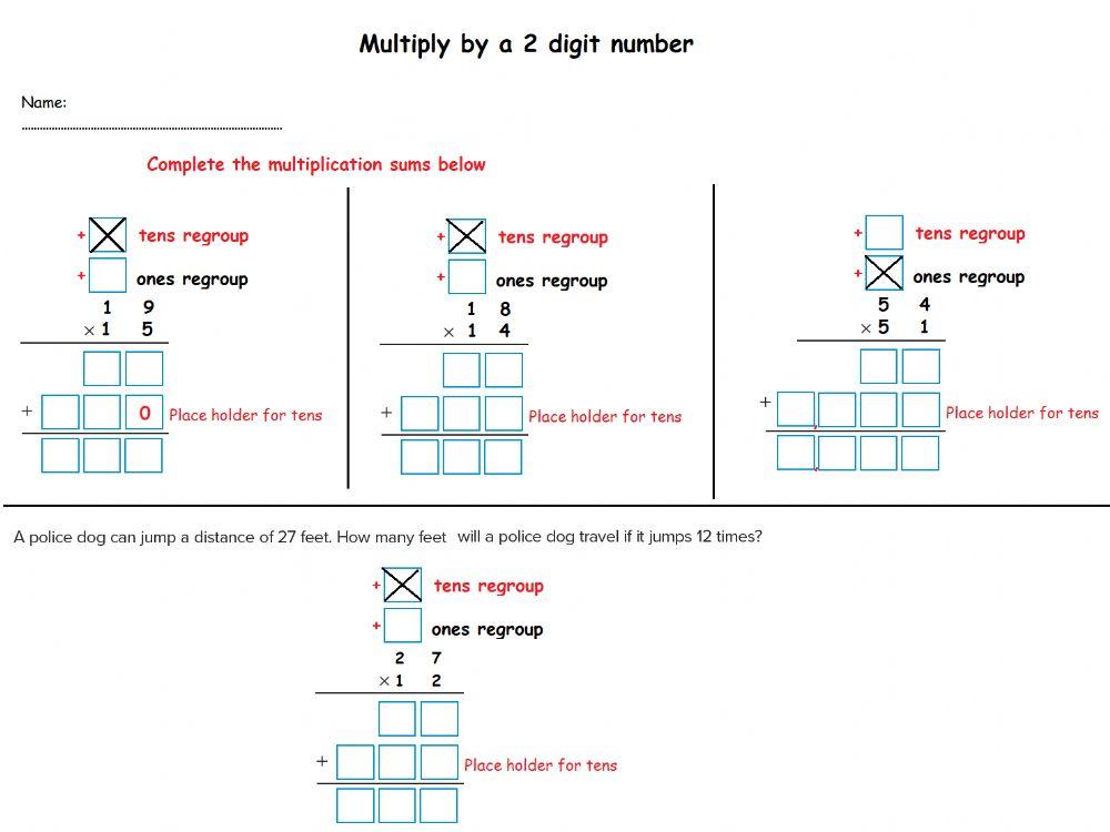 Math online exercise for 4 | Live Worksheets