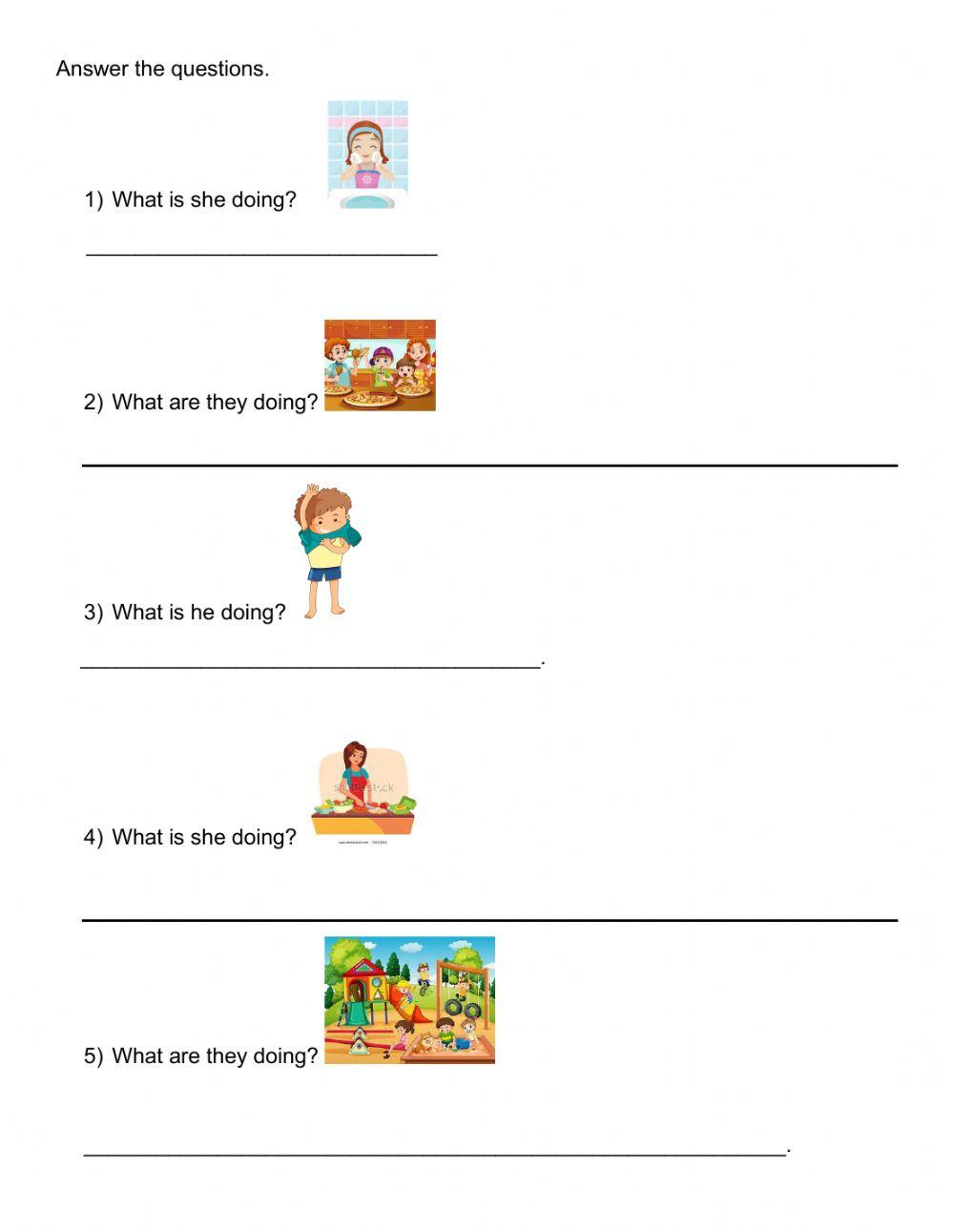 Busy at home | Free Interactive Worksheets | 451630