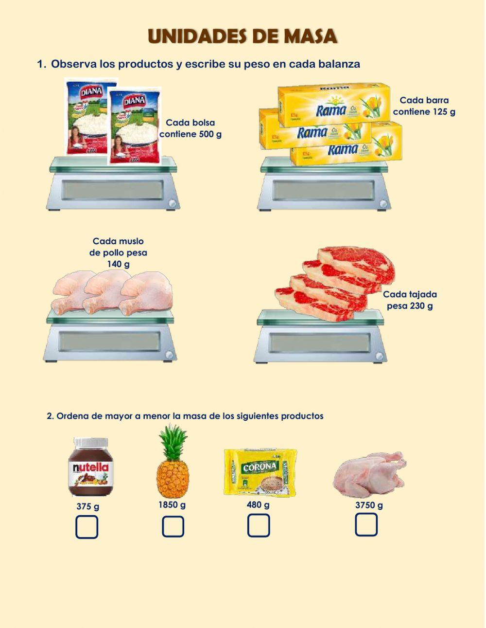 Masa | Free Interactive Worksheets | 451834