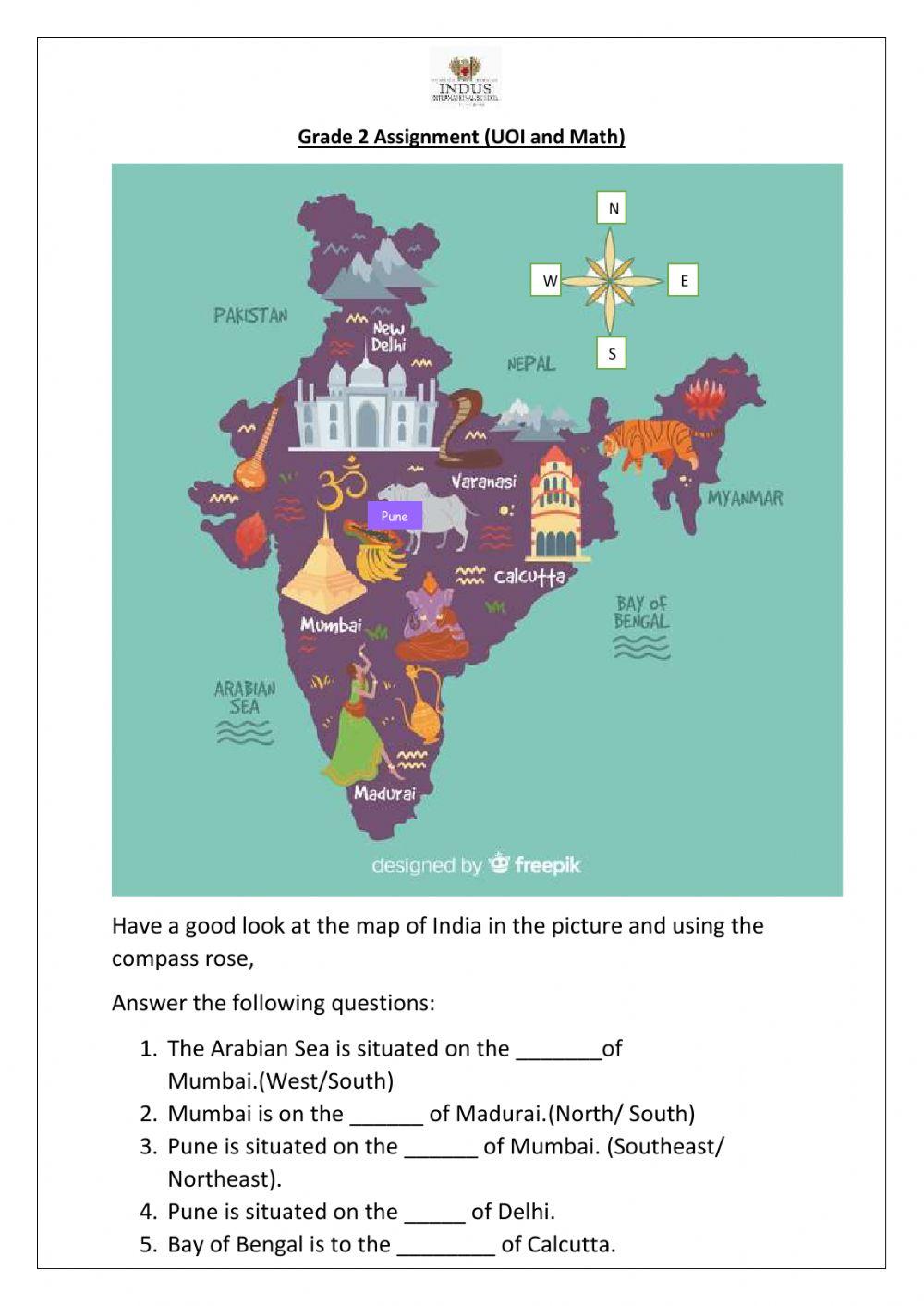 UOI Map reading sheet 6177807 | shrutishah_956