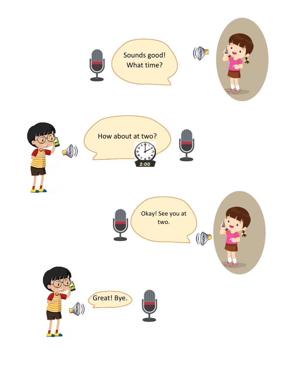 Speaking by phone 451963 | Florely | Live Worksheets