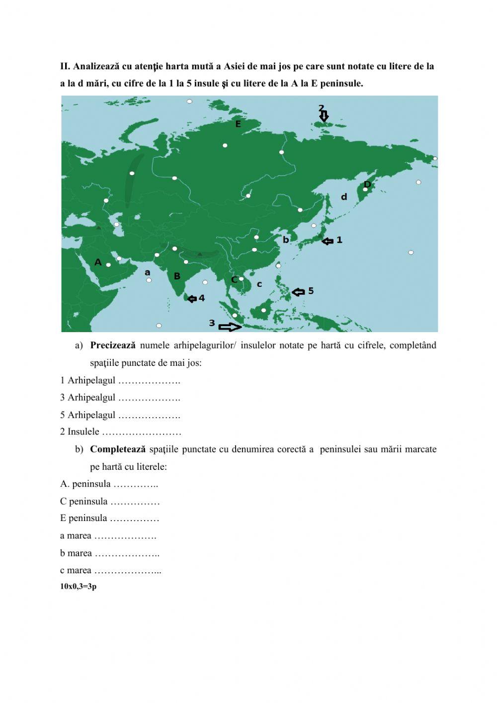 Harta Fizica A Asiei