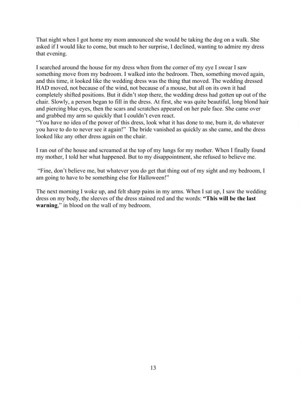 The haunted dre… | Free Interactive Worksheets | 454100