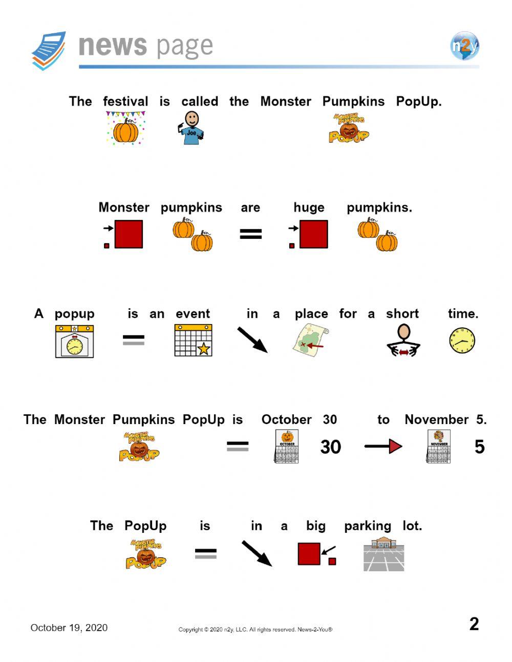 N2Y Pumpkins | Free Interactive Worksheets | 6181409