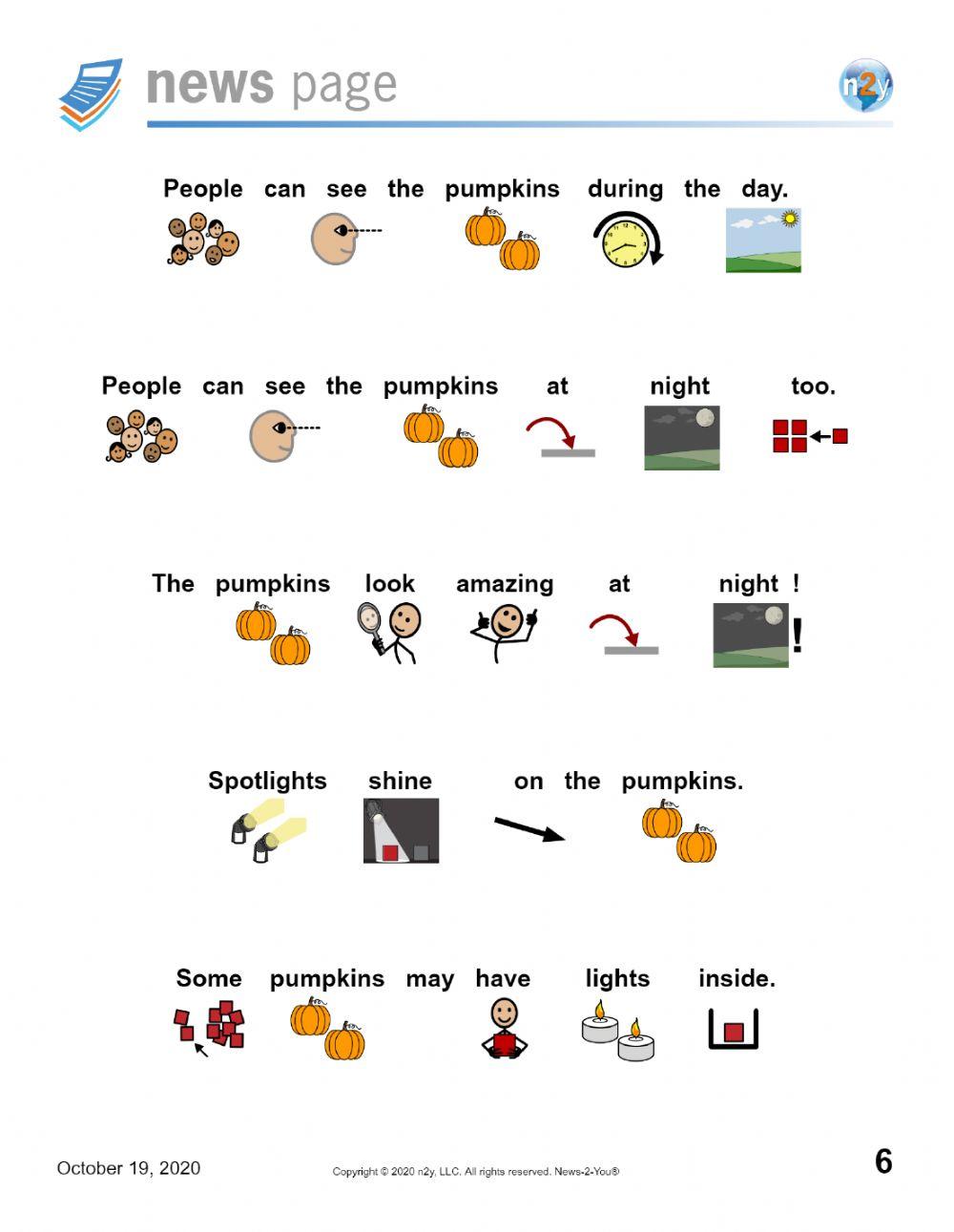 N2Y Pumpkins | Free Interactive Worksheets | 6181409