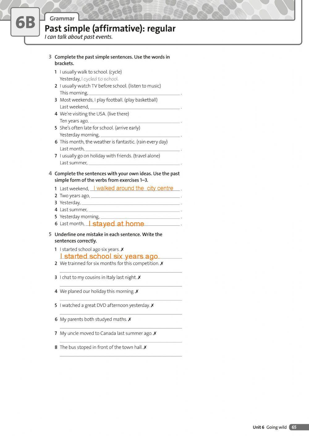 Past Simple Aff… | Free Interactive Worksheets | 6182530