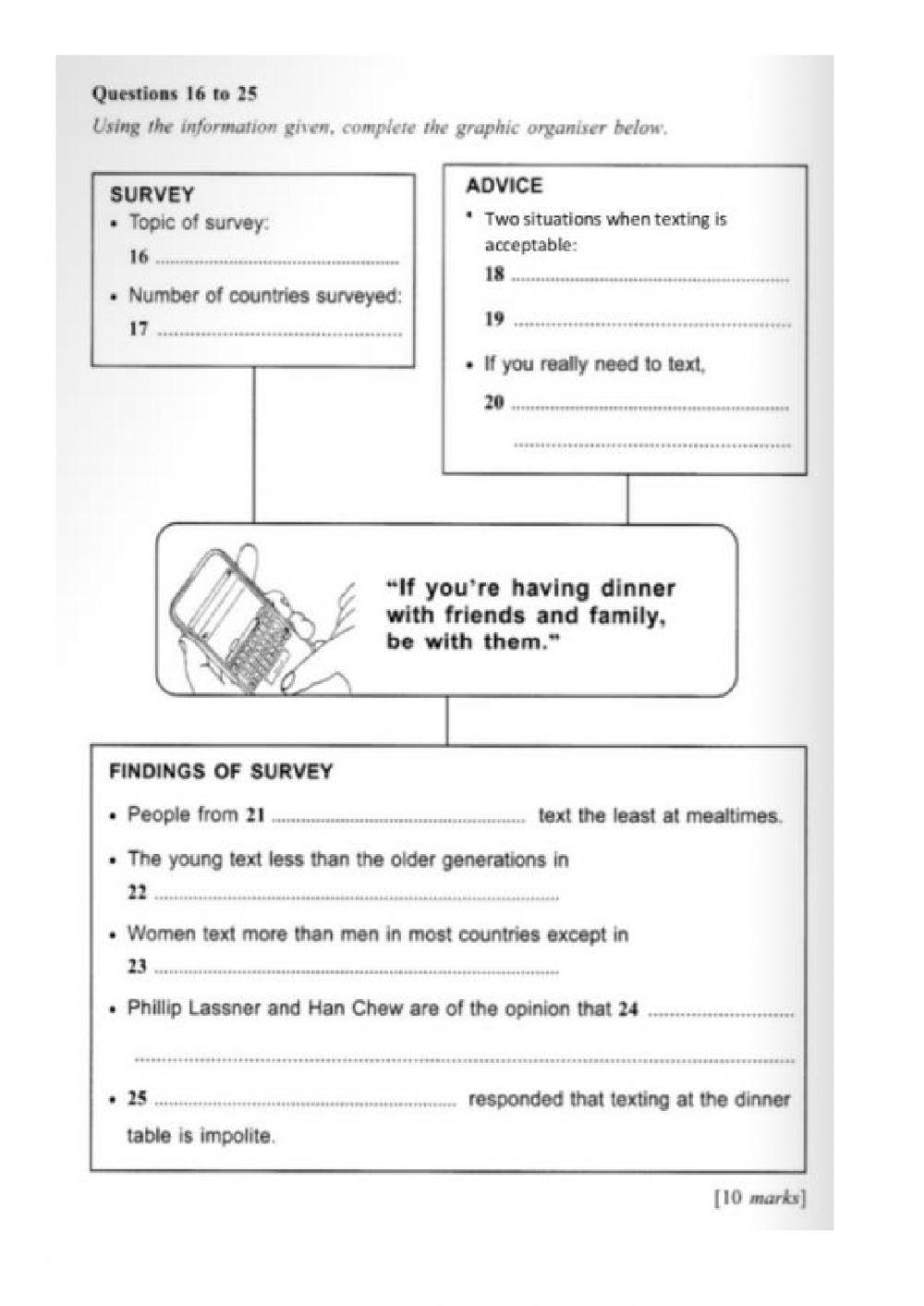 CLOZE TEST - INFORMATION TRANSFER PRACTICE online exercise for | Live ...