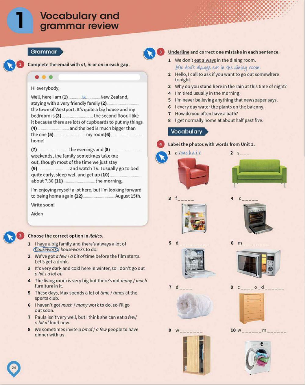 Units 1 - 2 PET Review Cambridge online exercise for | Live Worksheets