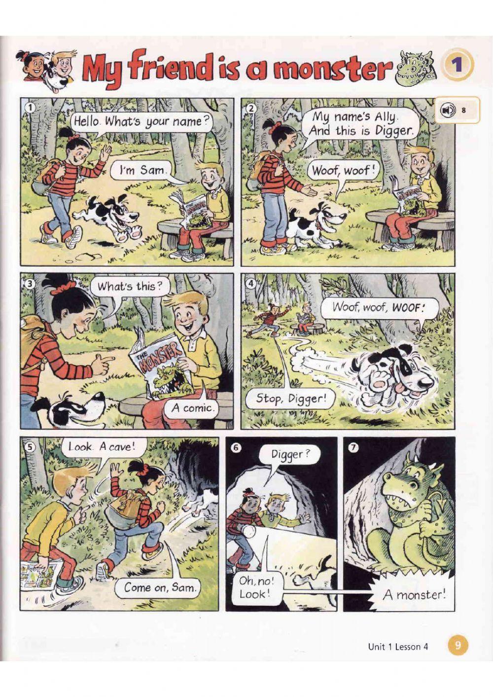 Chit Chat 1 - My friend is a monster (UČ str. 9) 6184740