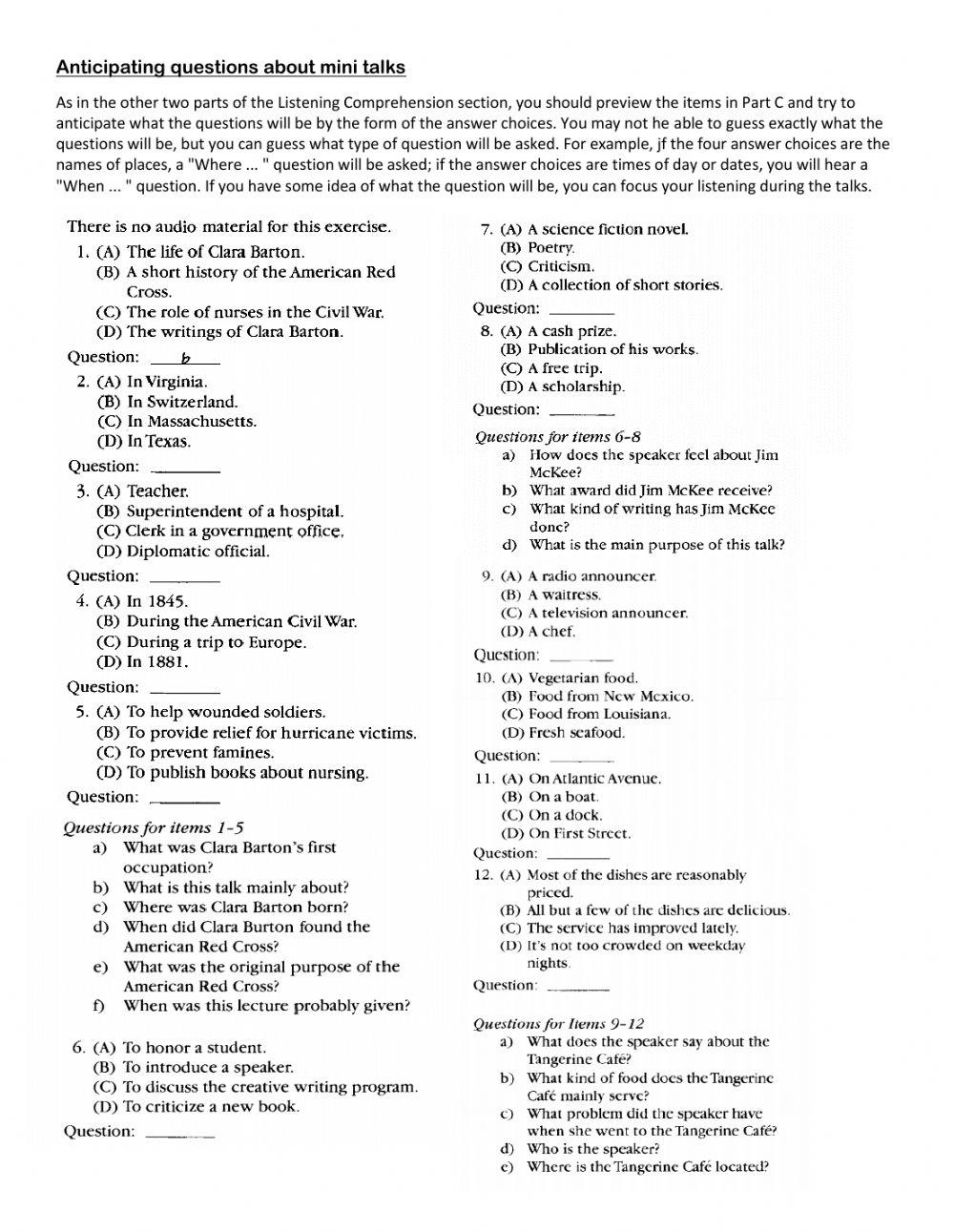 Anticipated Questions about minitalks | Astrid Tamacas