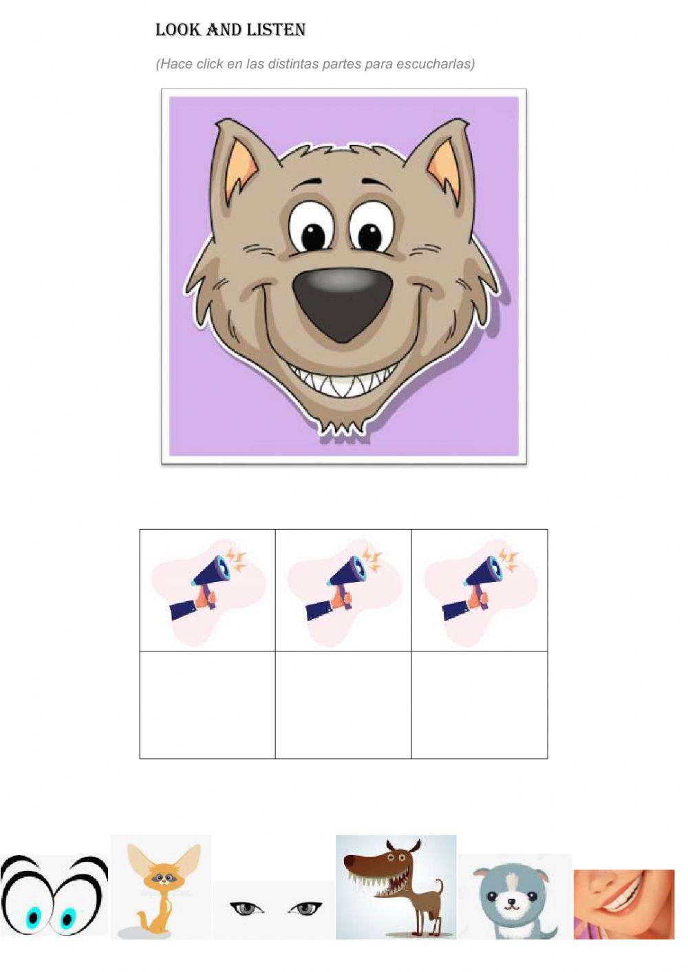 The Wolf | Free Interactive Worksheets | 457473