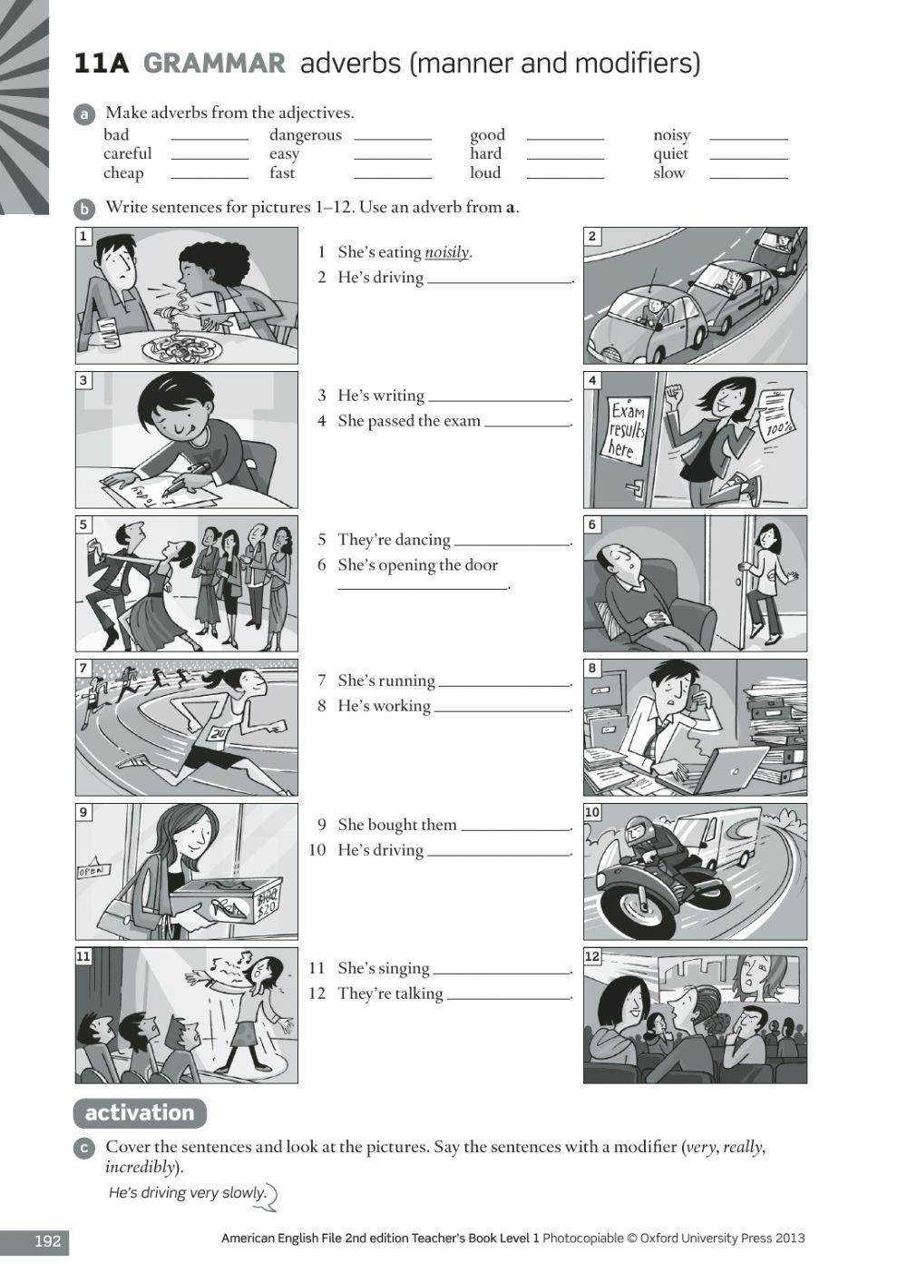 ceidworksheets1 | Cycle VI Unit 11A Grammar Adverbs
