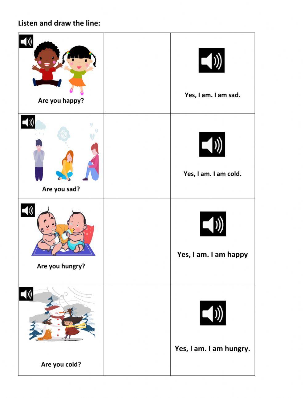 Unit 2: Are you...? worksheet | Live Worksheets