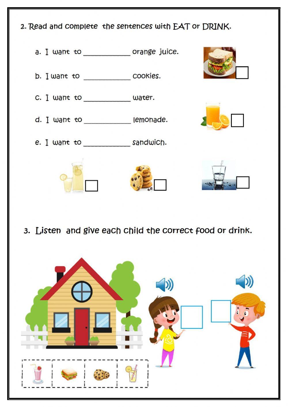 My meals activity | Live Worksheets