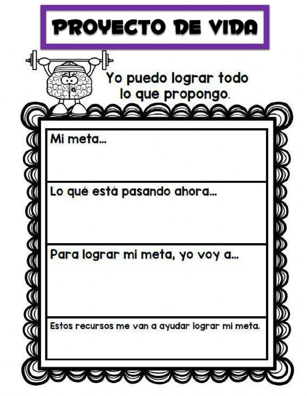 Proyecto de Vid… | Free Interactive Worksheets | 1100314
