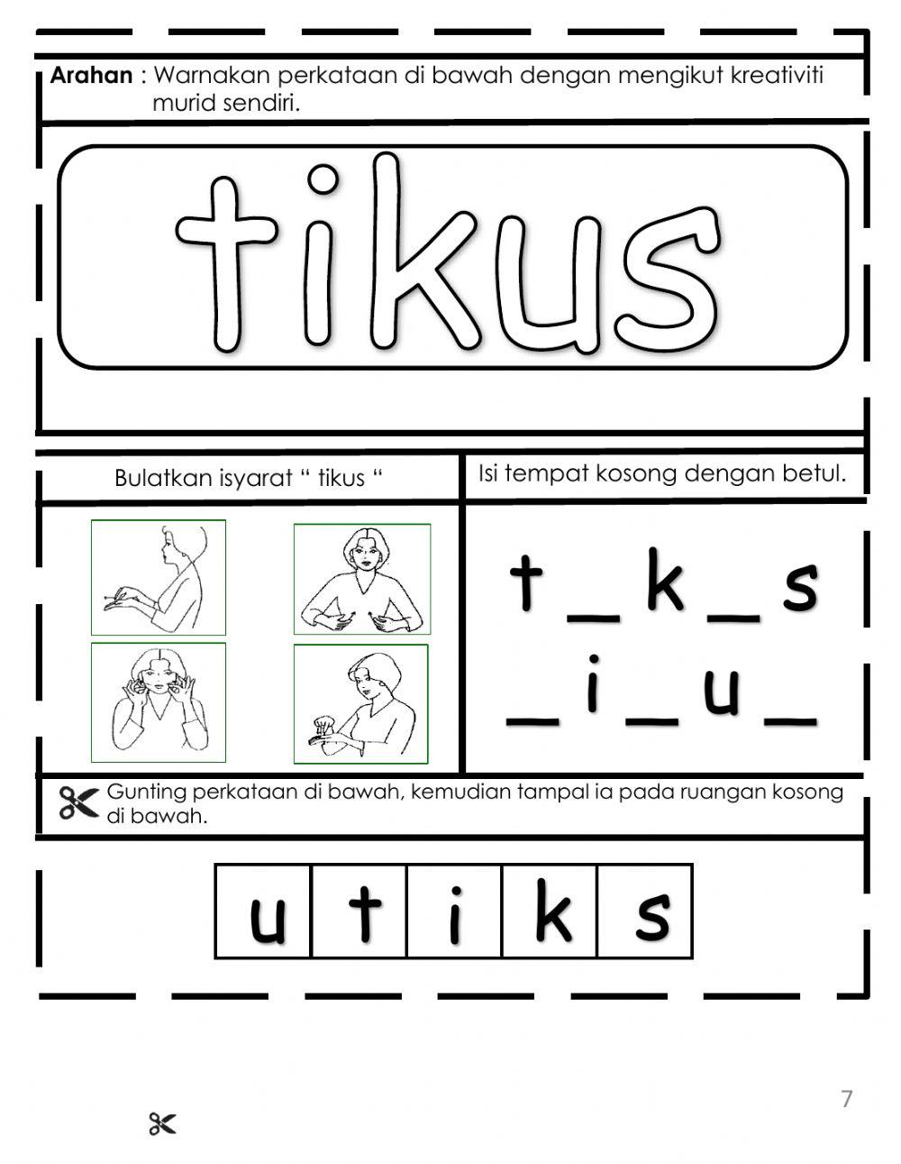 TAJUK : HAIWAN online exercise for | Live Worksheets