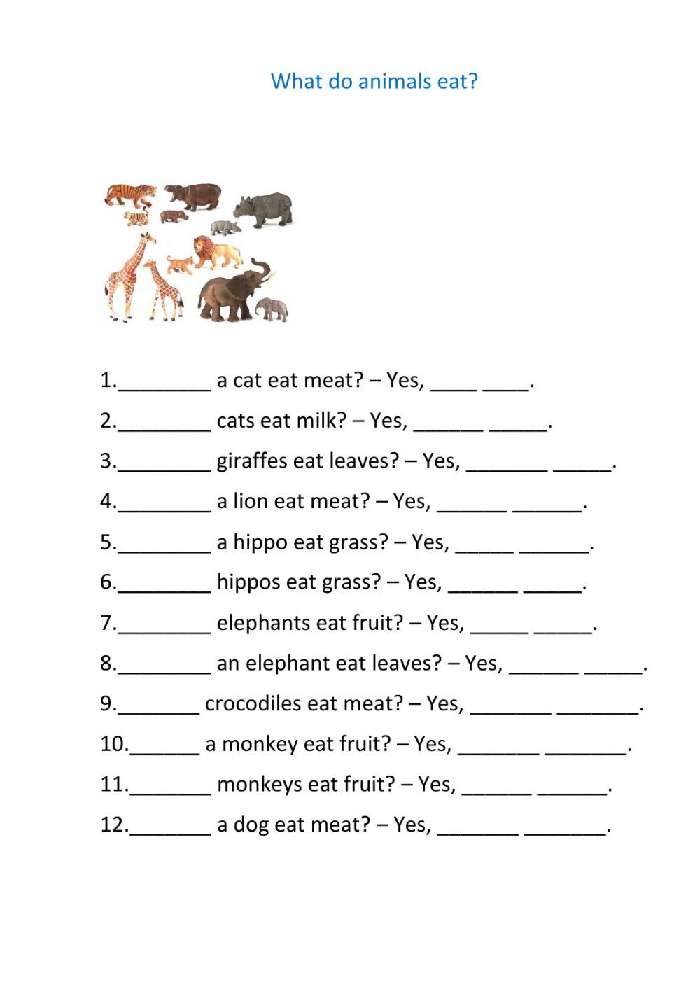 Present Simple online exercise for Grade 3 | Live Worksheets