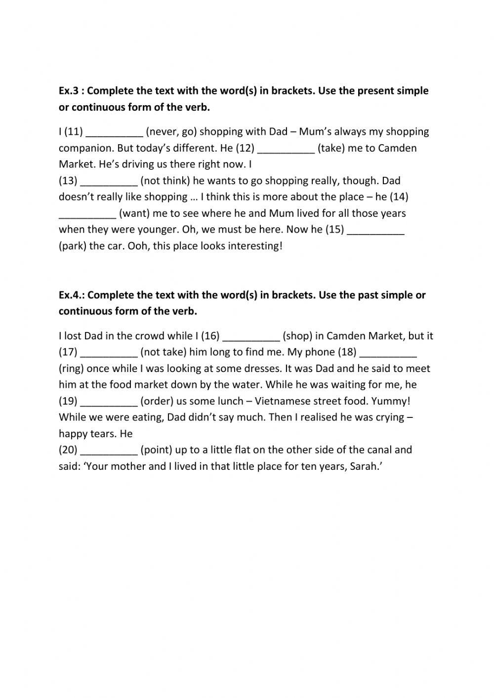 Beyond B1 Test Unit 1 online exercise for | Live Worksheets