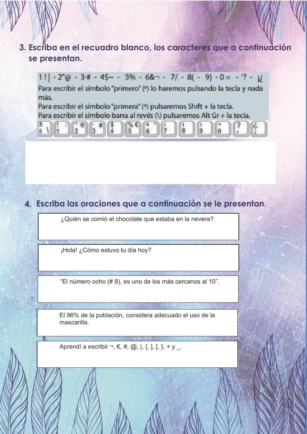 6186934 | Uso de la tecla Shift | elprof2886