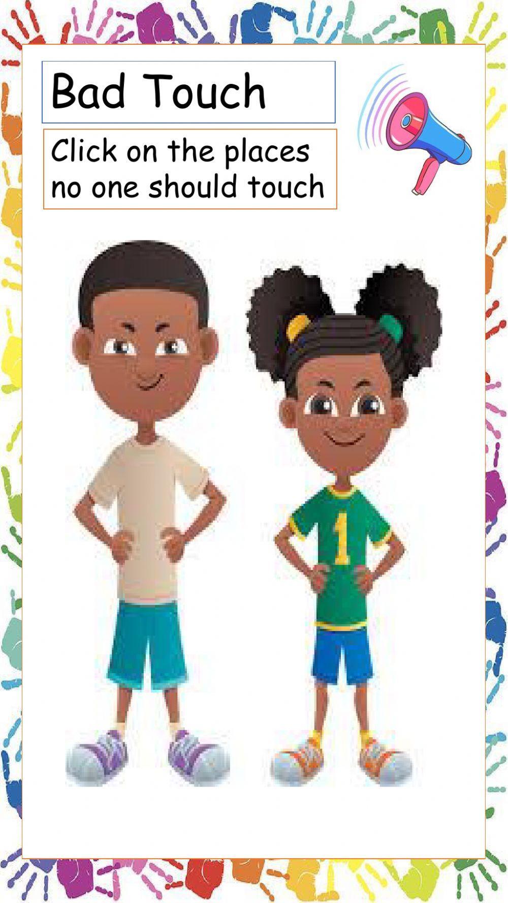 Good - Bad Touch | Free Interactive Worksheets | 459746