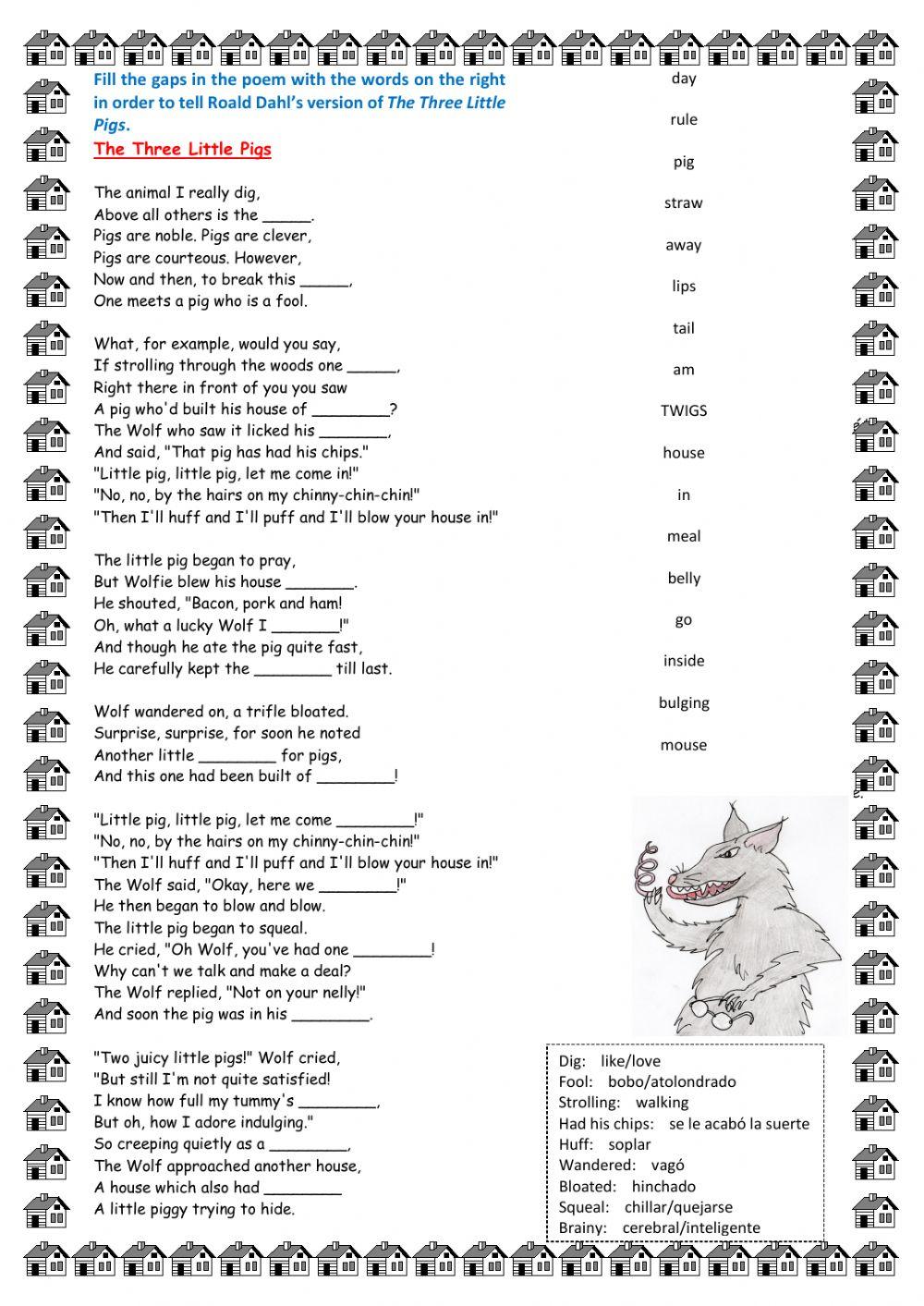 Three Little Pi… | Free Interactive Worksheets | 448034