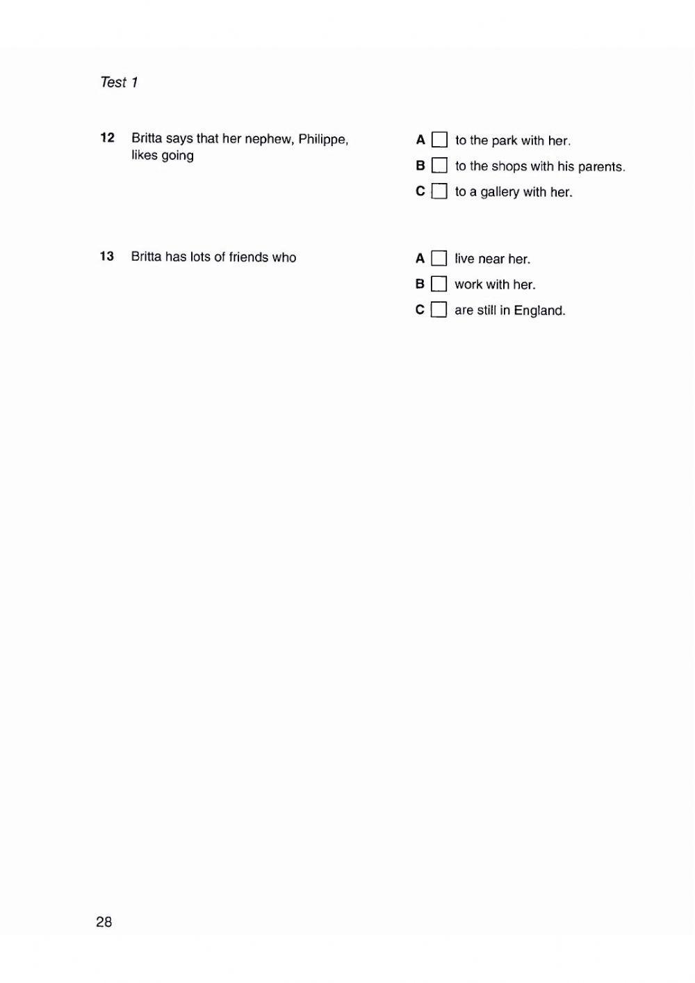 PET 2020 : TEST 1 (WRITING PART 1 - LISTENING PART 1-2-3-4 ) 8TH CE ...