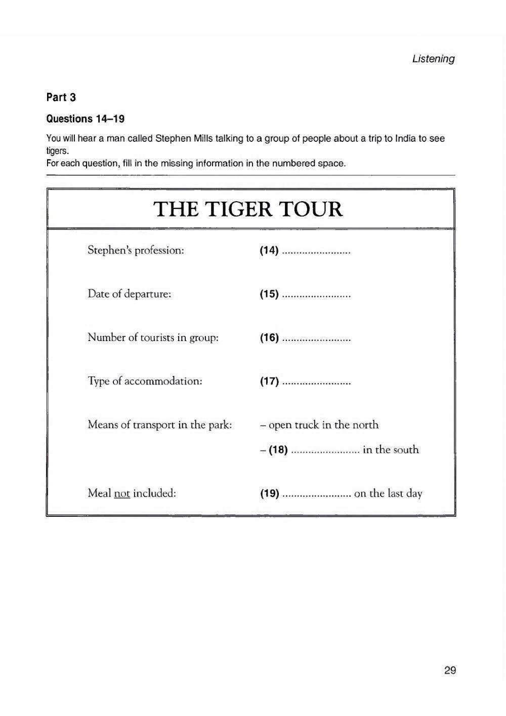 PET 2020 : TEST 1 (WRITING PART 1 - LISTENING PART 1-2-3-4 ) 8TH CE ...