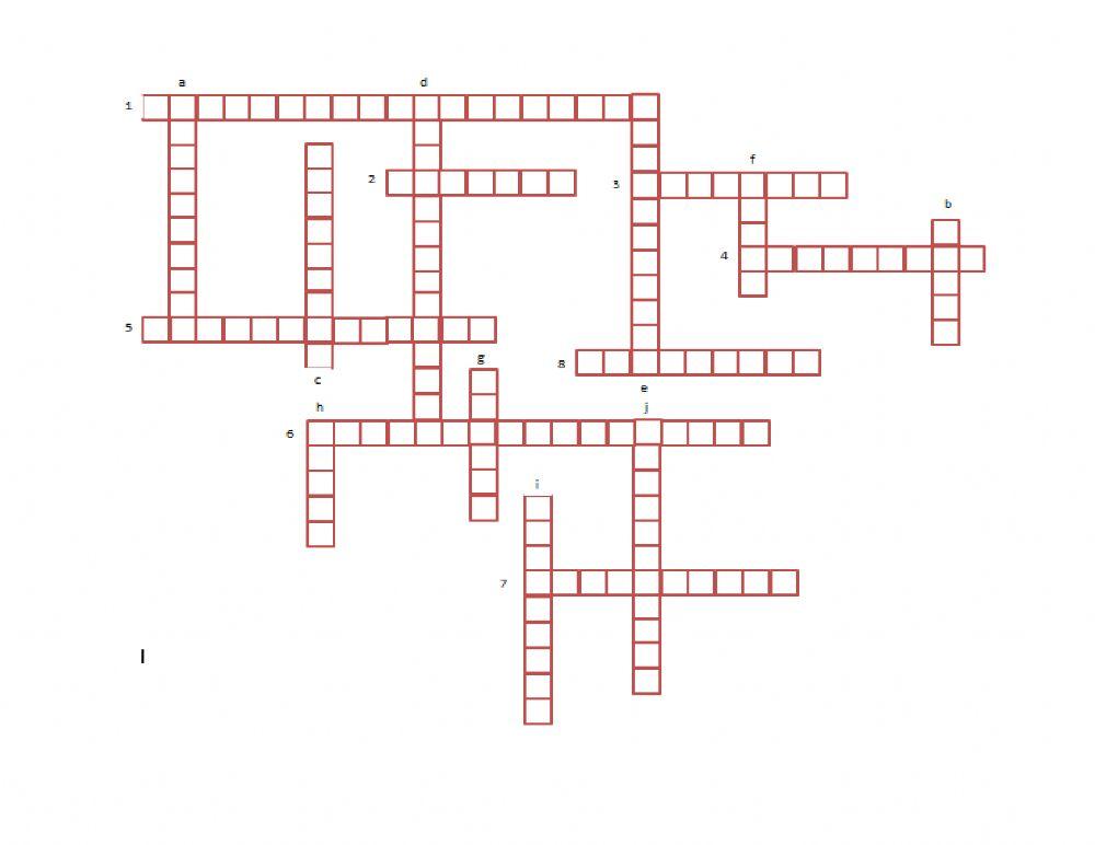 Crucigrama CMR worksheet | Live Worksheets