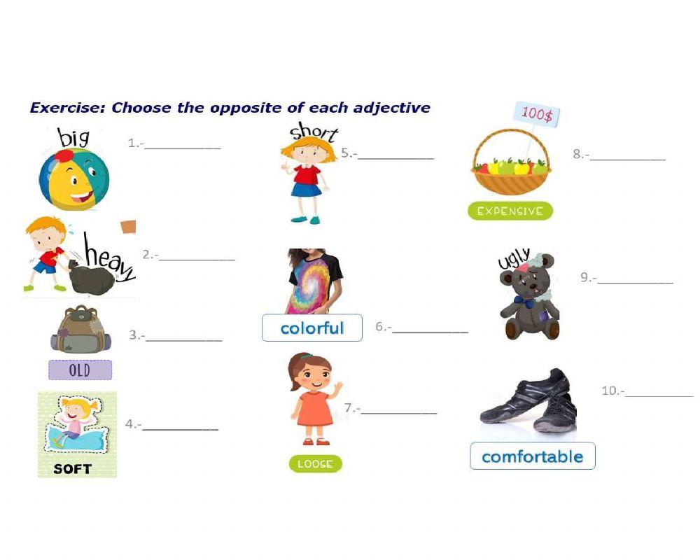 Order of adjectives interactive activity for 2 secunddaria | Live ...