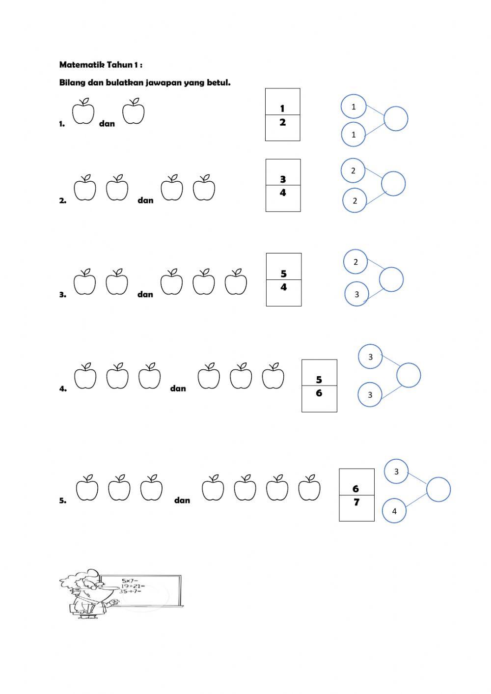 Matematik PPKI Matematik worksheet | Live Worksheets