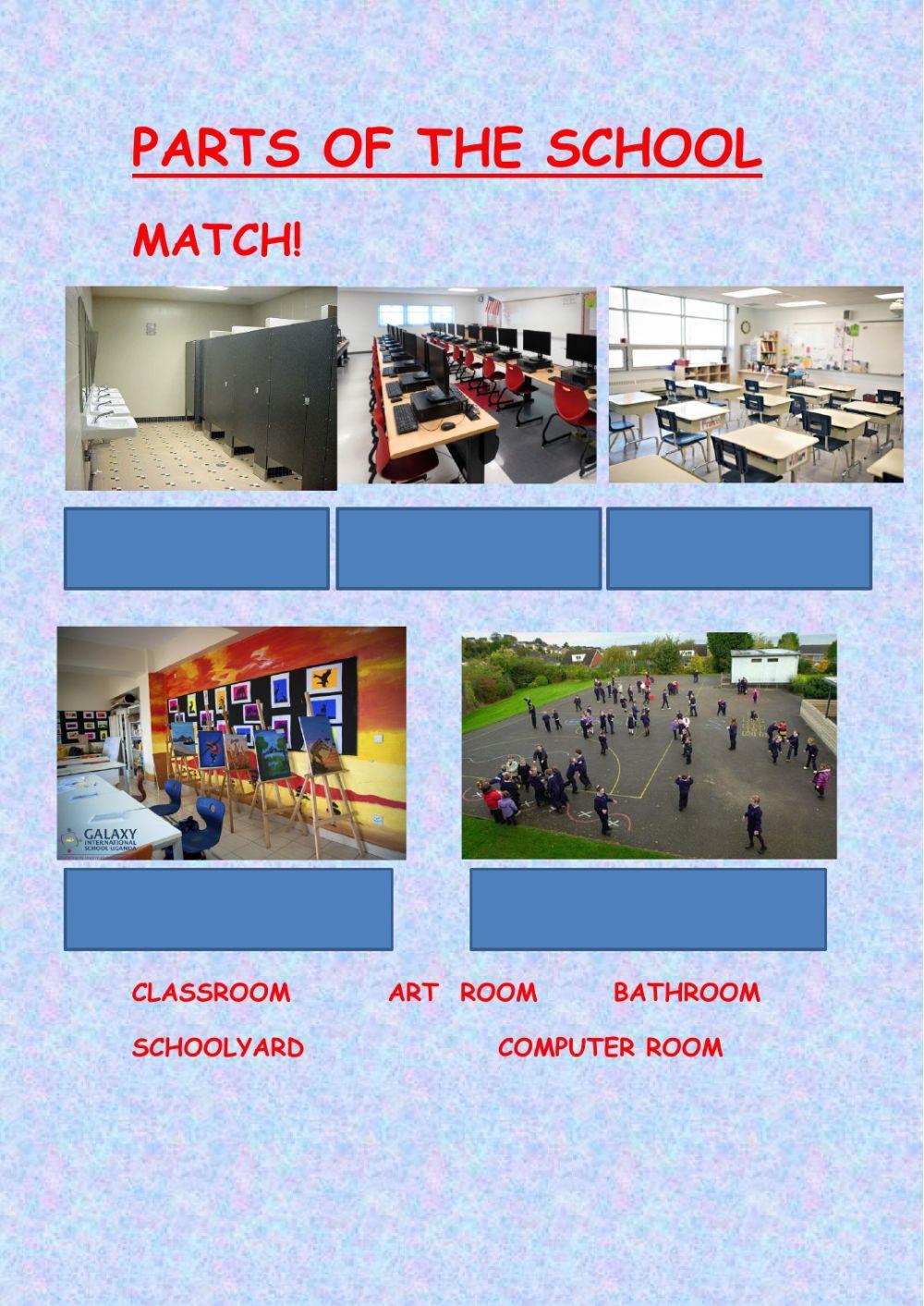 400492 | Parts of school | MaryFerNic | LiveWorksheets