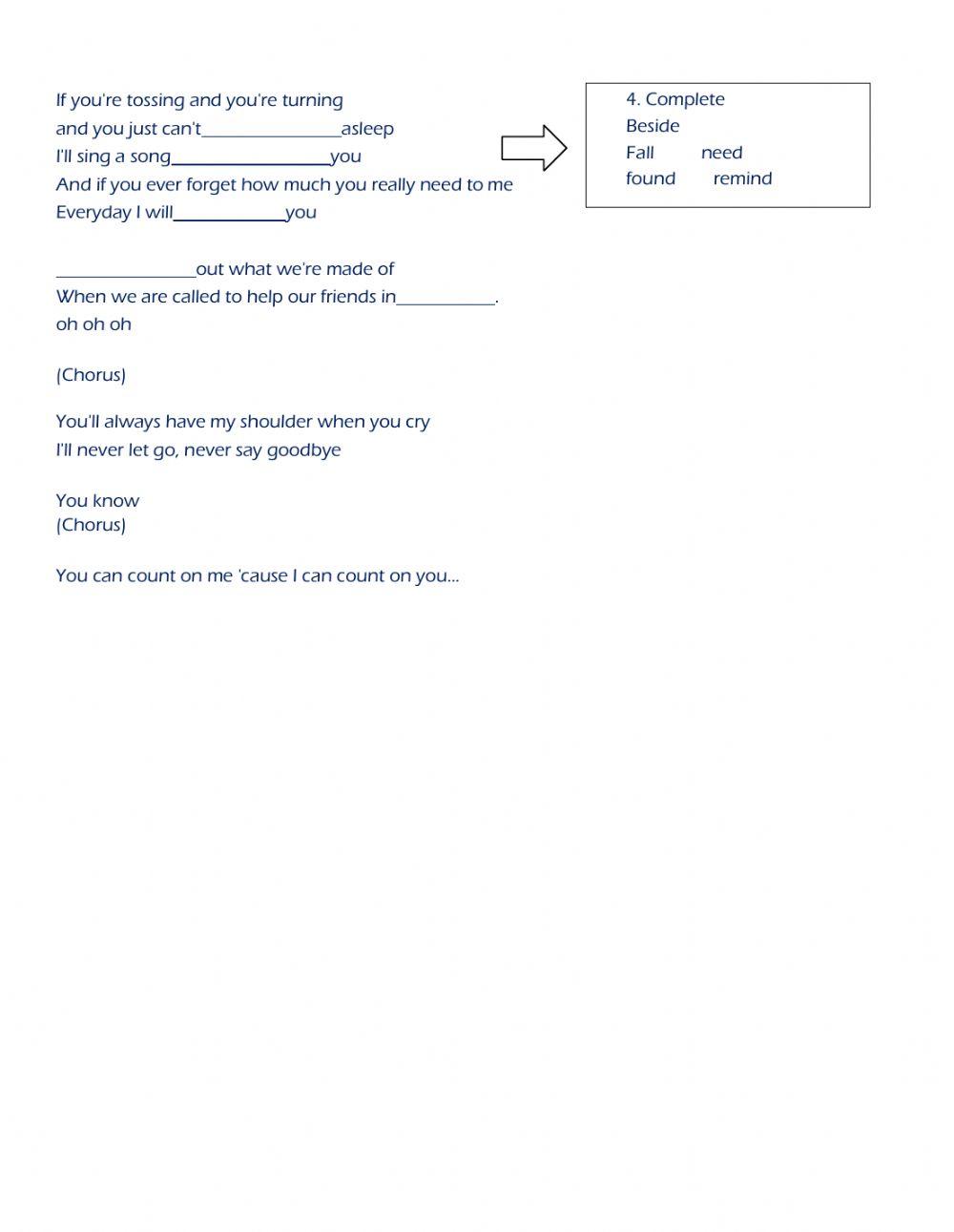 FIRST CONDITION… | Free Interactive Worksheets | 6104673