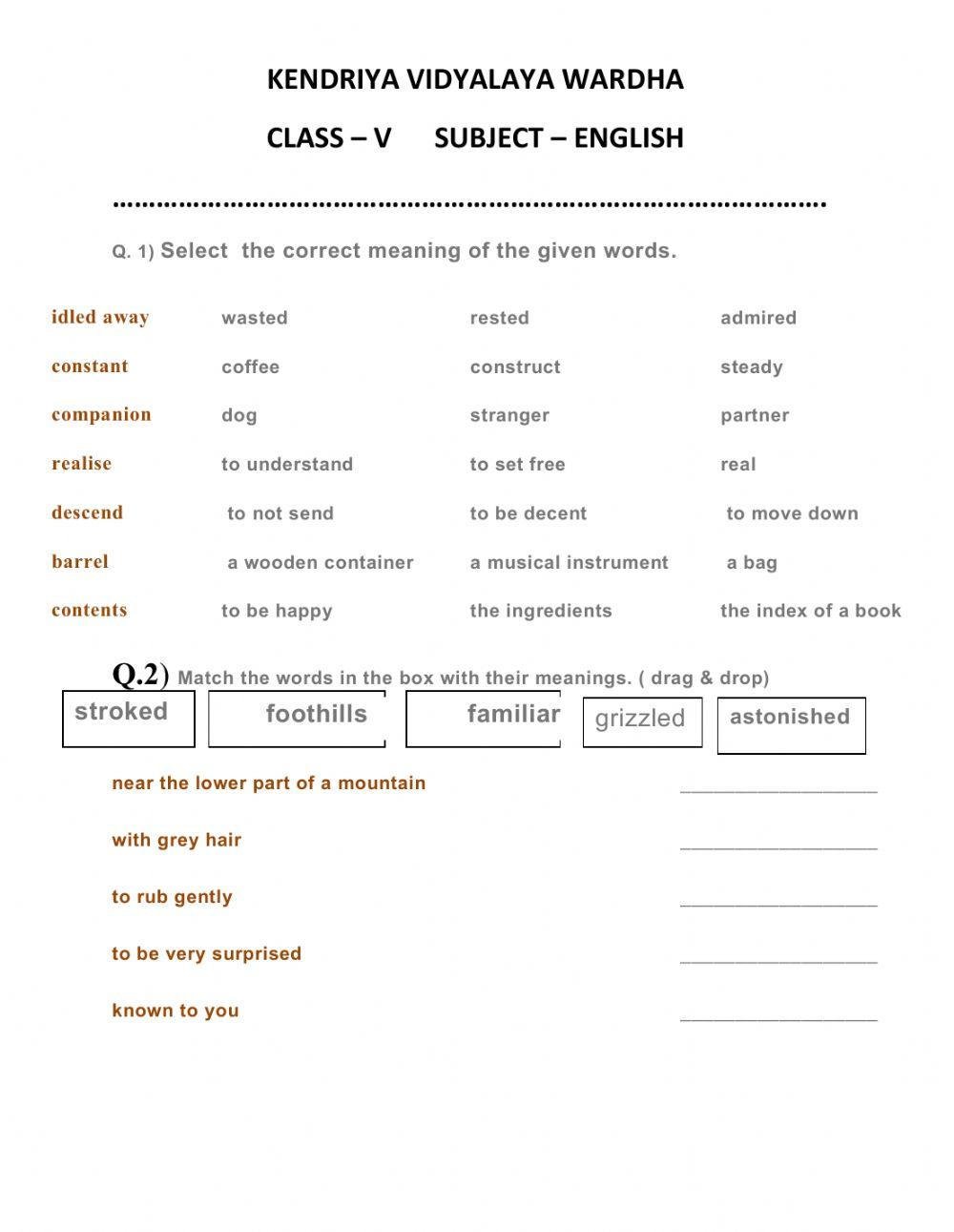 Word building online activity | Live Worksheets