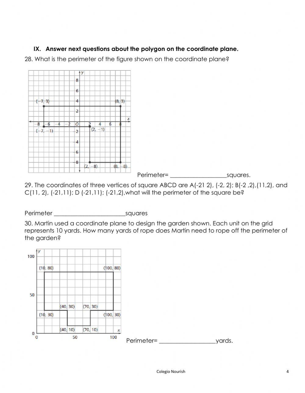 Math October Exam 401574 | ELEMENTARY 6TH | Live
