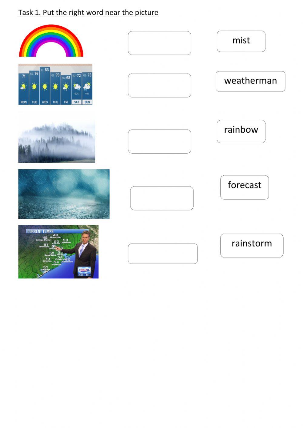 401905 | Weather | Александра Зюбина | LiveWorksheets