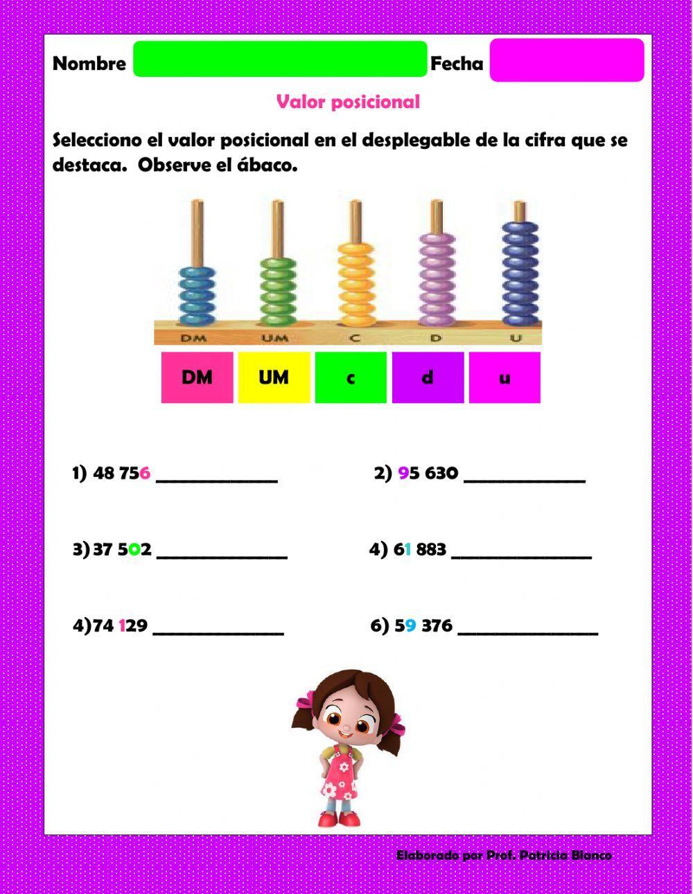 Atividade Valor Posicional 3 Ano - REVOEDUCA