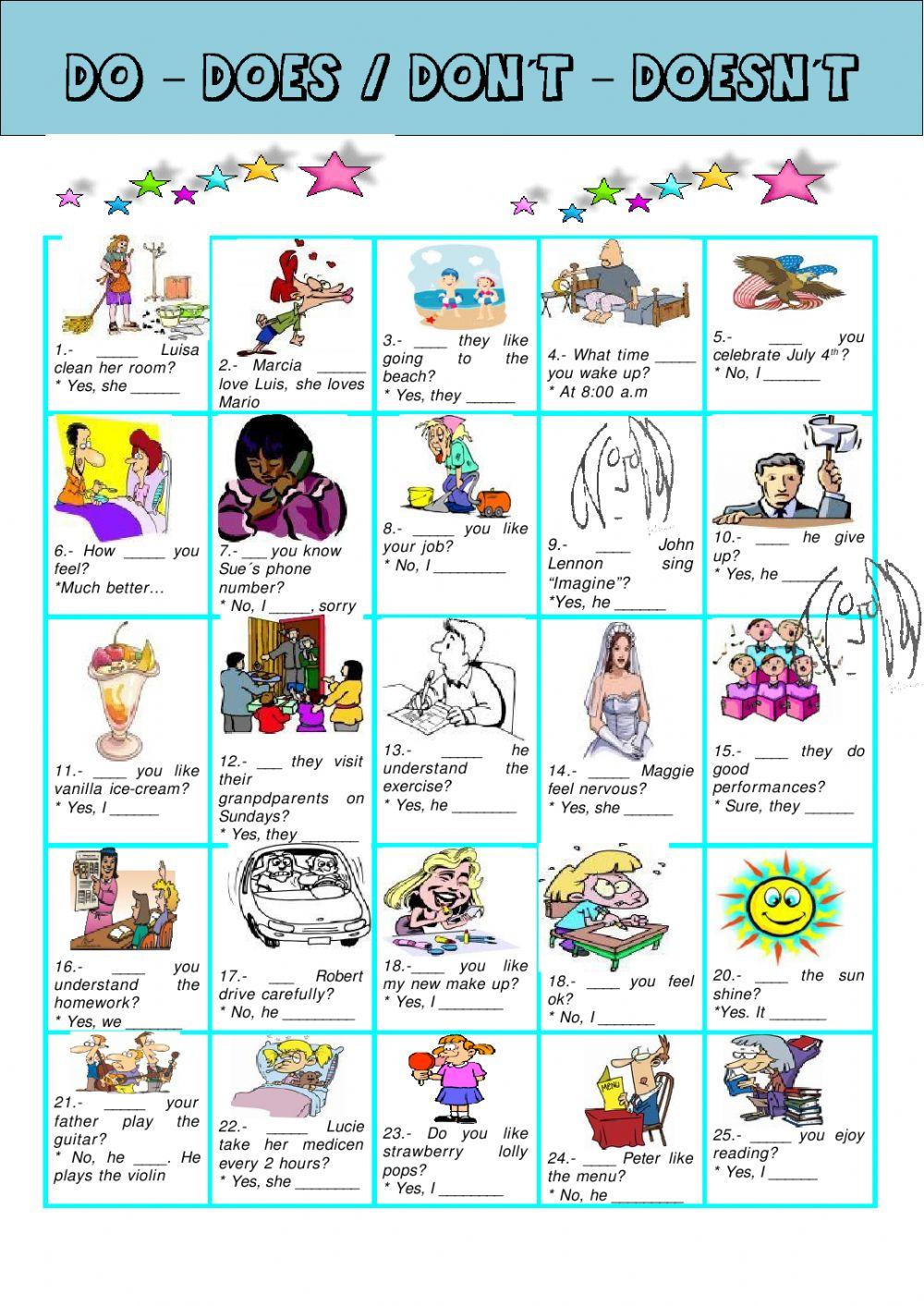 402072 | Present simple | elizaGA | LiveWorksheets