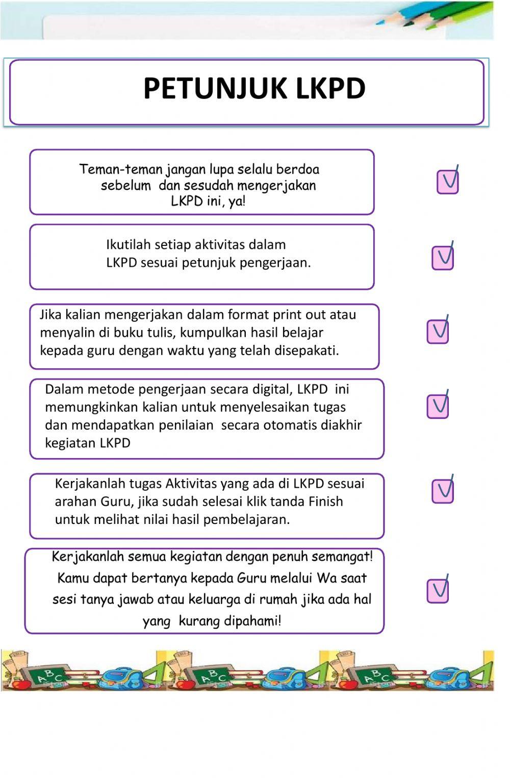 Lkpd 1 interactive activity | Live Worksheets