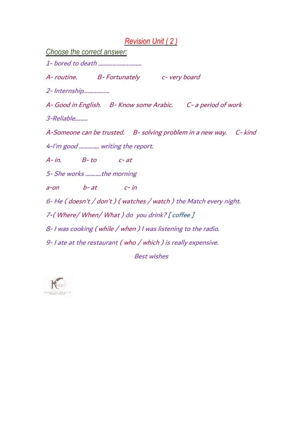 mega goal 1 unit 2 online exercise for | Live Worksheets