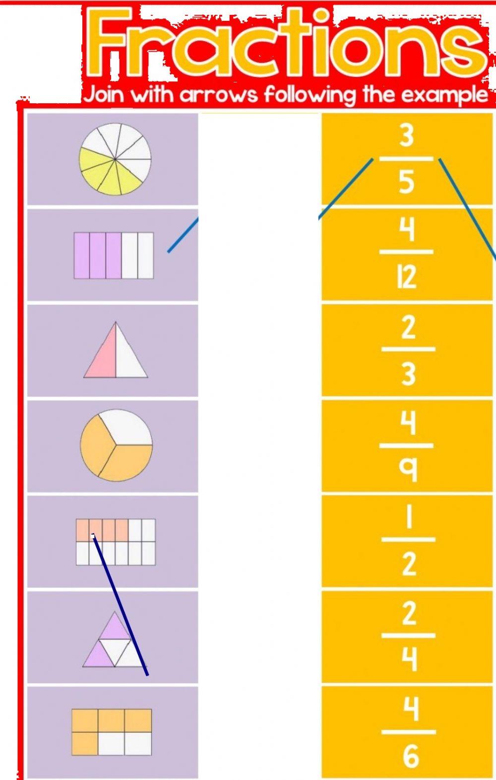 Fraction free activity | Live Worksheets