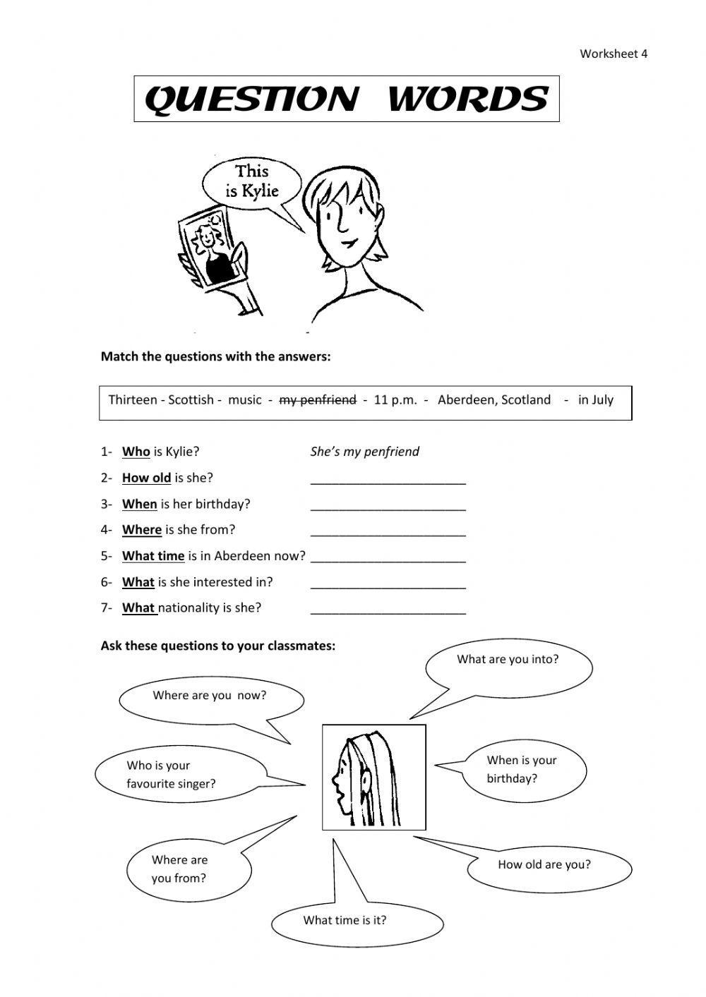 Asking personal… | Free Interactive Worksheets | 403893