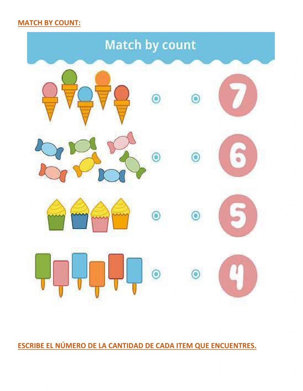 404129 | Numbers 0 - 7 | Florely | LiveWorksheets