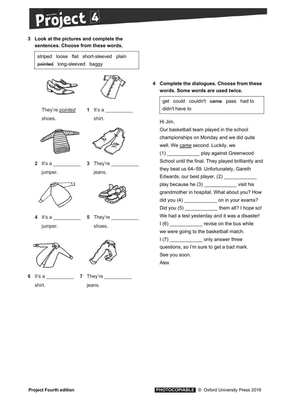 project 4 unit … | Free Interactive Worksheets | 6111362