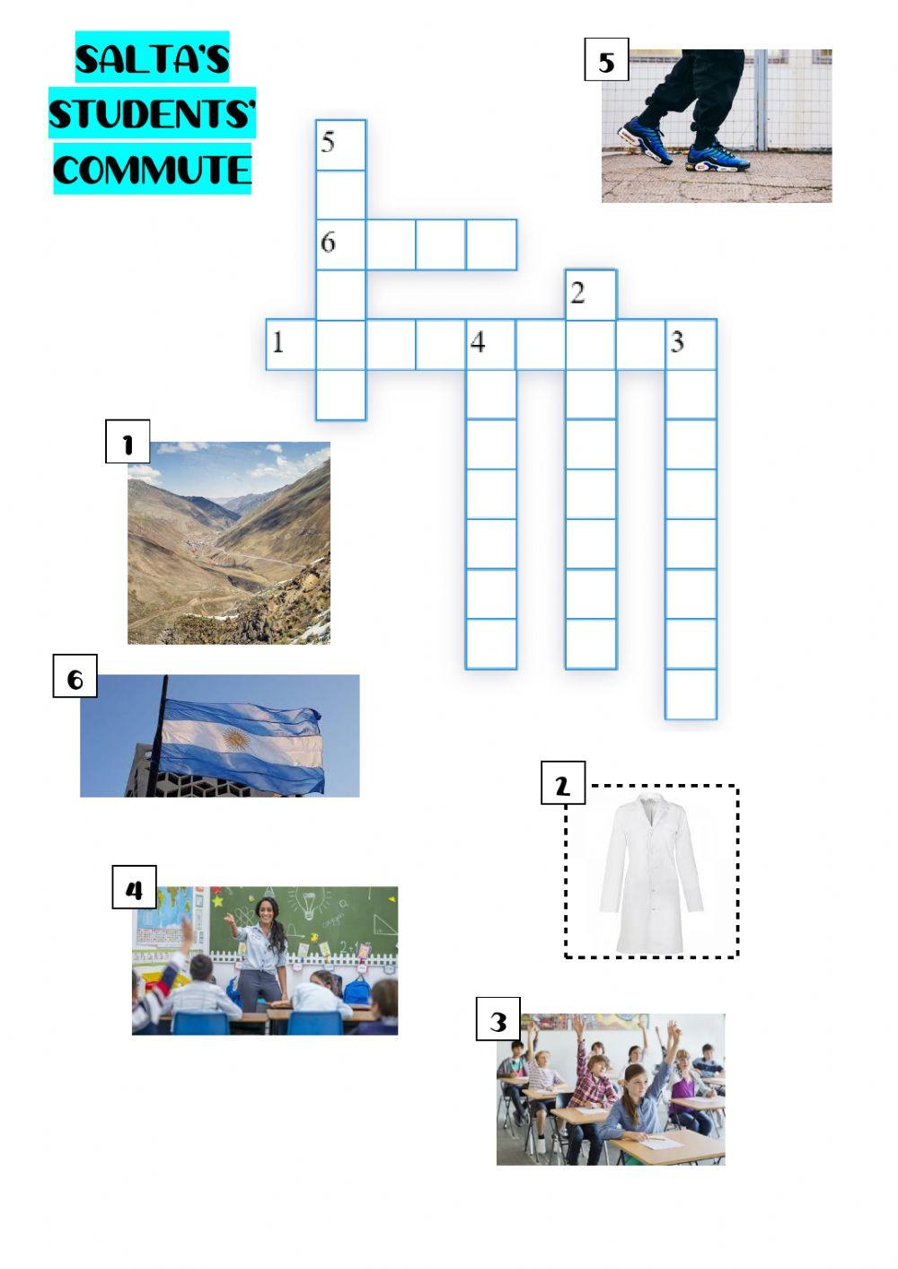 Salta's Commute worksheet | Live Worksheets