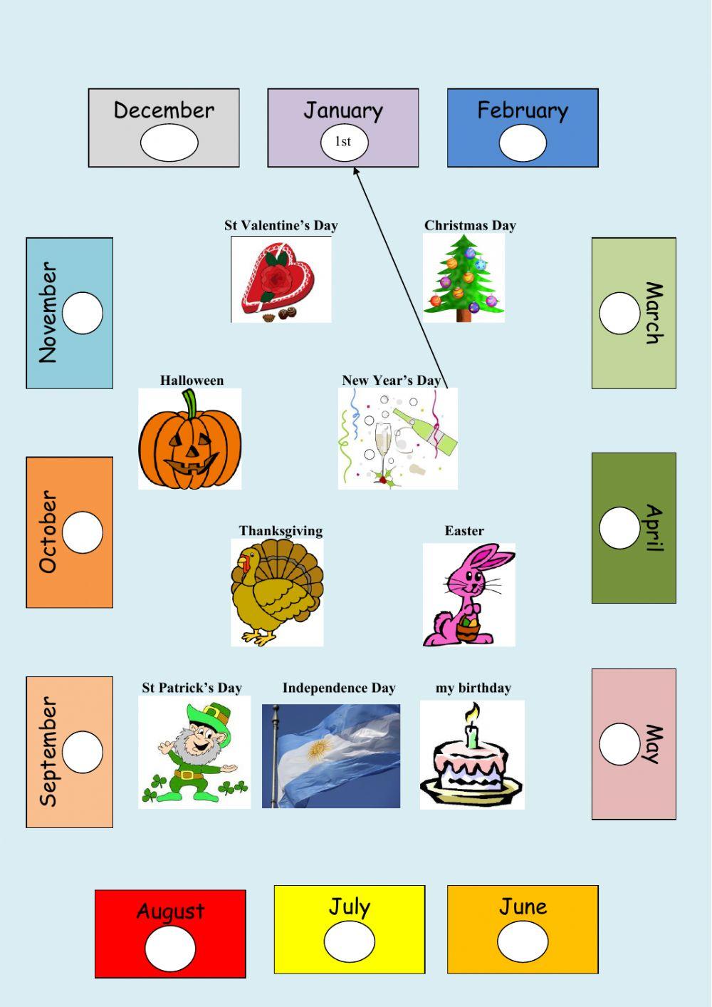 Celebrations! | Free Interactive Worksheets | 446553