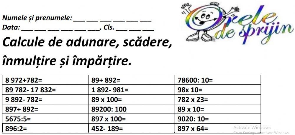 Calcule matematica, cls III 405331 | Dragomir Corneliu