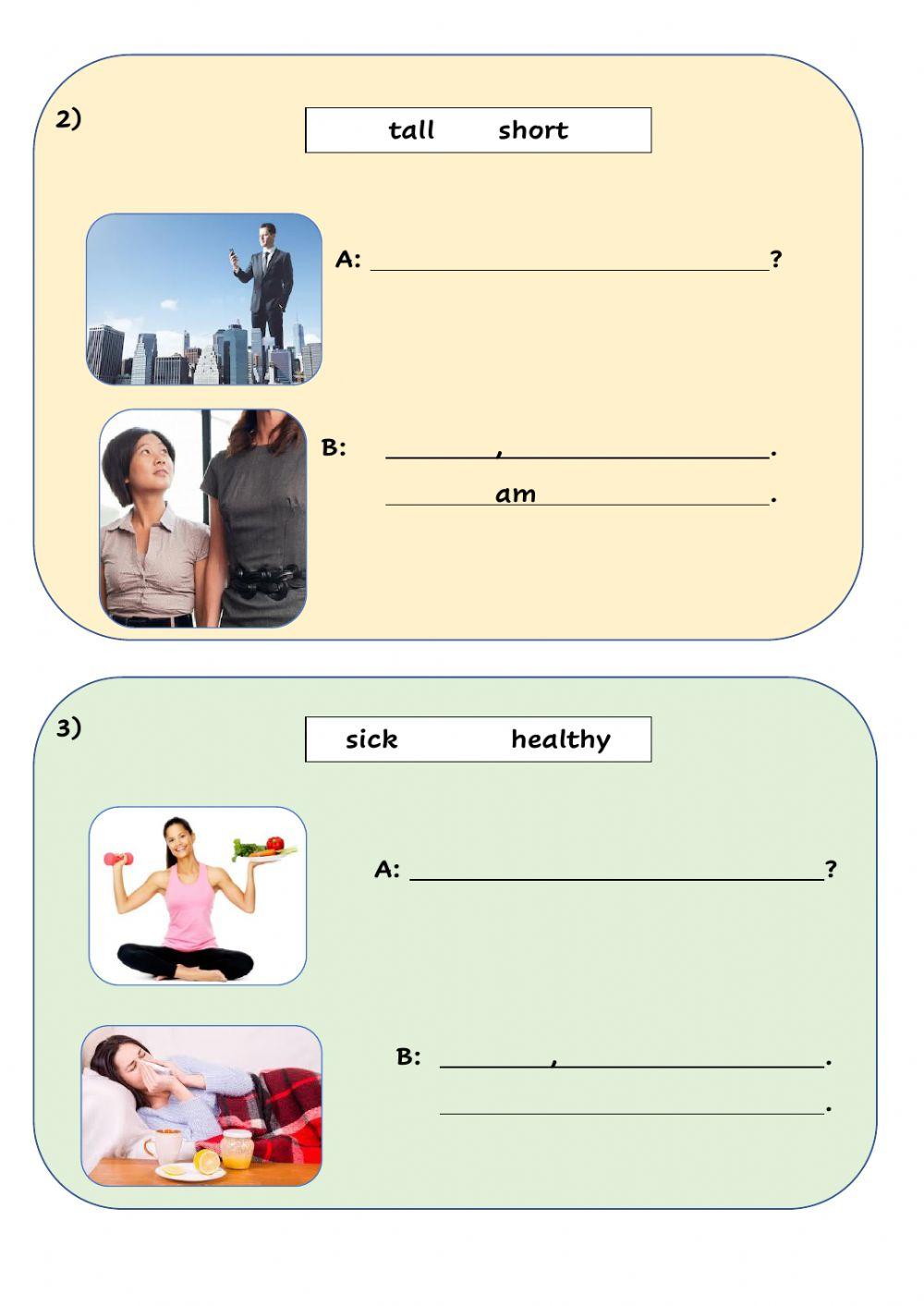 Review - I, You, To Be worksheet | Live Worksheets
