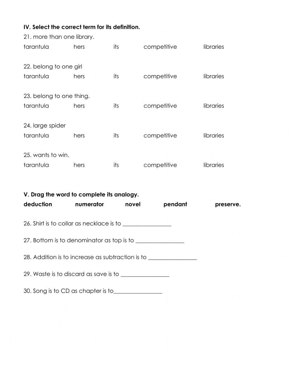 Spelling October Exam 406253 | ELEMENTARY 6TH | Live